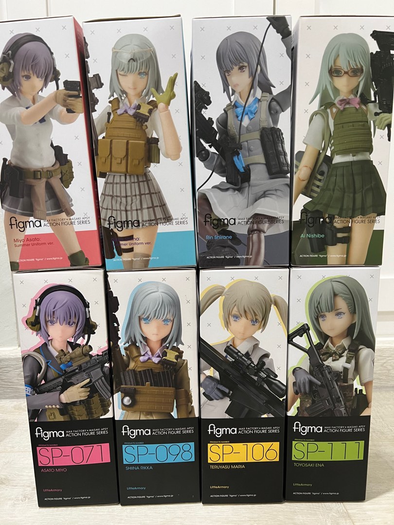 Tomytec Figma Little Armory Miyo Asato Shiina Rikka Summer Uniform Rin ...