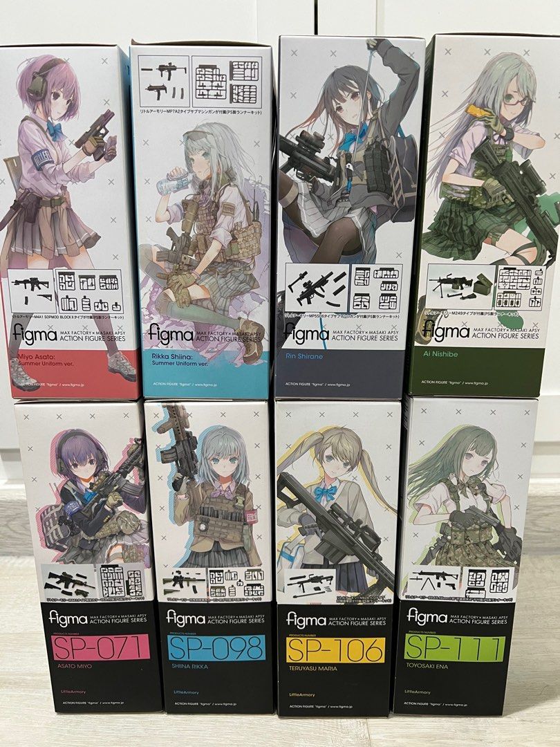 Tomytec Figma Little Armory Miyo Asato Shiina Rikka Summer Uniform Rin ...
