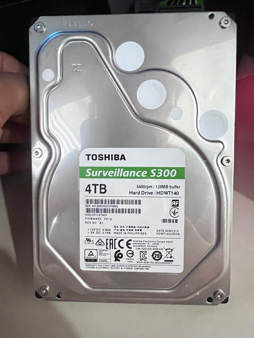 Toshiba 4tb harddisk, Computers & Tech, Parts & Accessories, Hard Disks ...