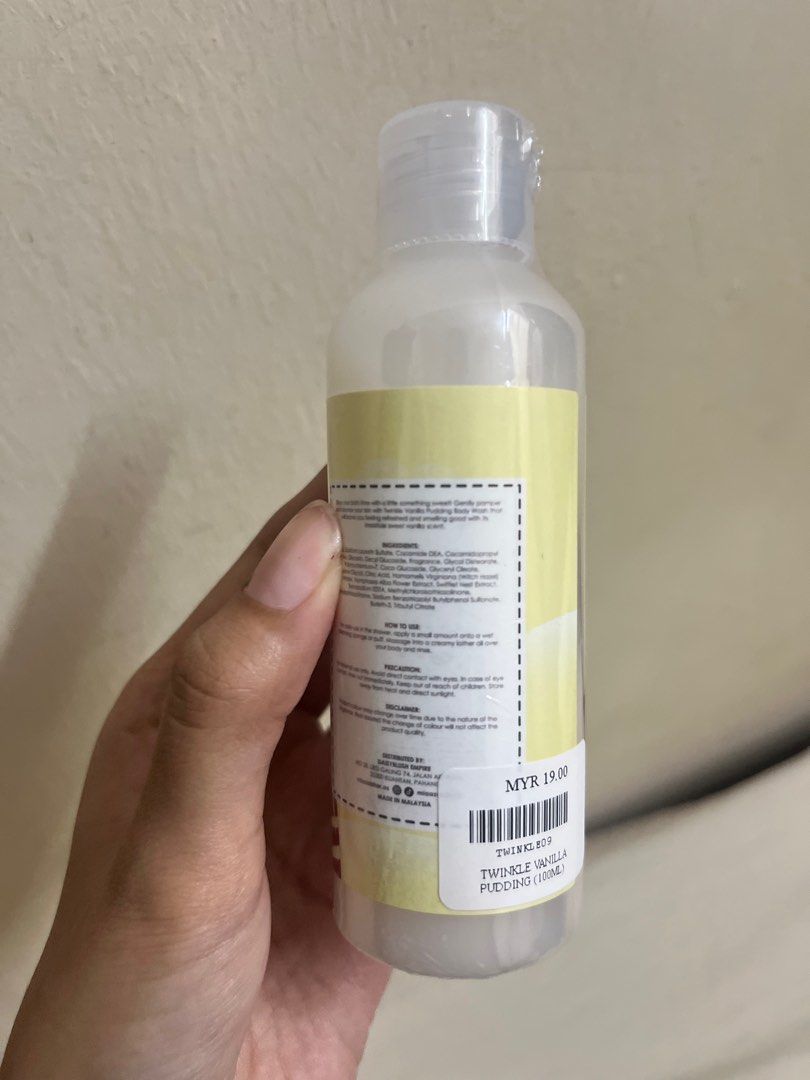 Twinkle Body Wash by Mia Azhar (Vanilla Pudding), Beauty & Personal ...