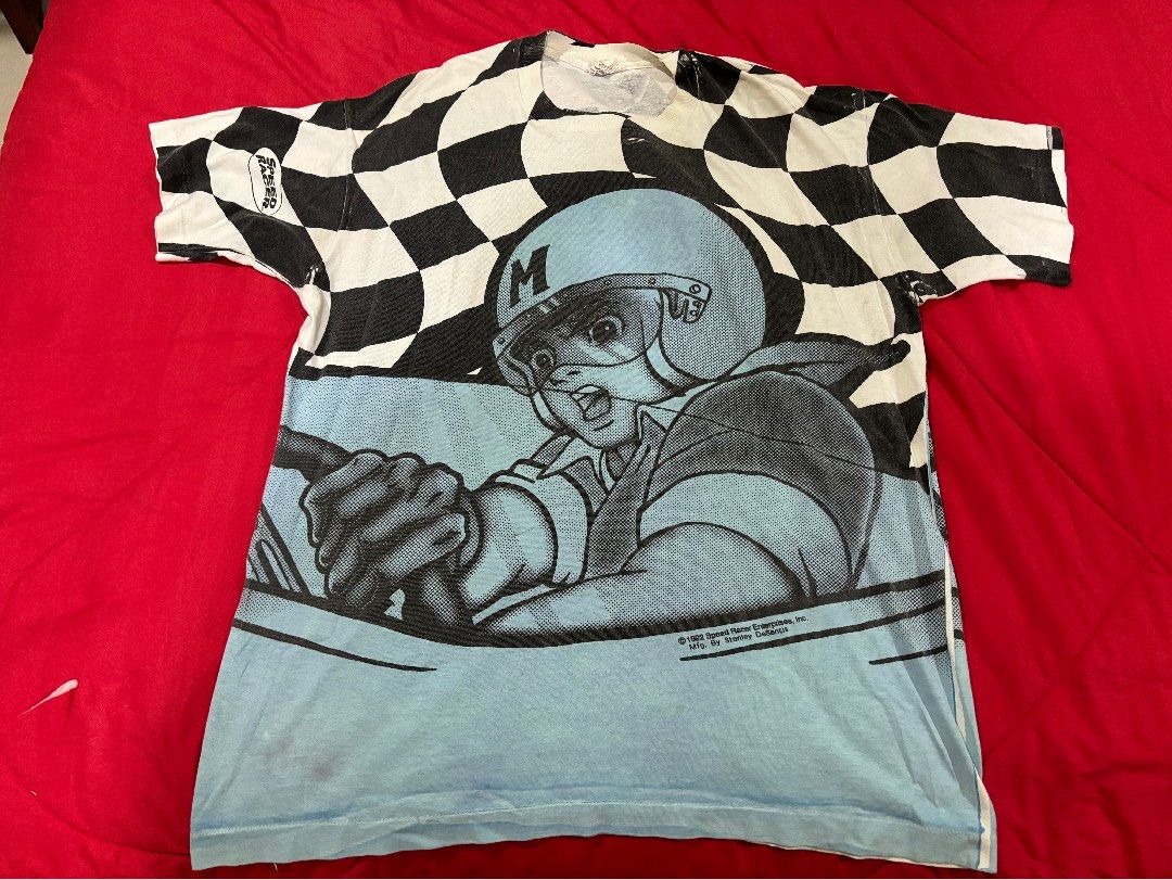 Vintage Aop Speed Racer 90s, Men's Fashion, Tops & Sets, Tshirts & Polo ...