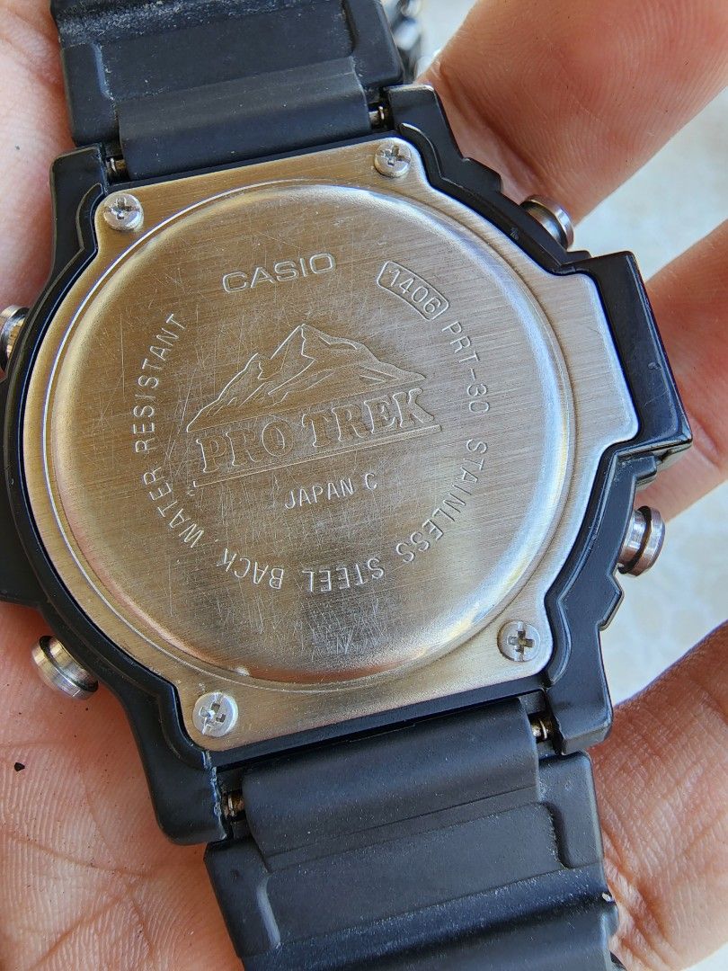 VINTAGE CASIO PROTREK PRT30 JAPAN, Men's Fashion, Watches & Accessories ...