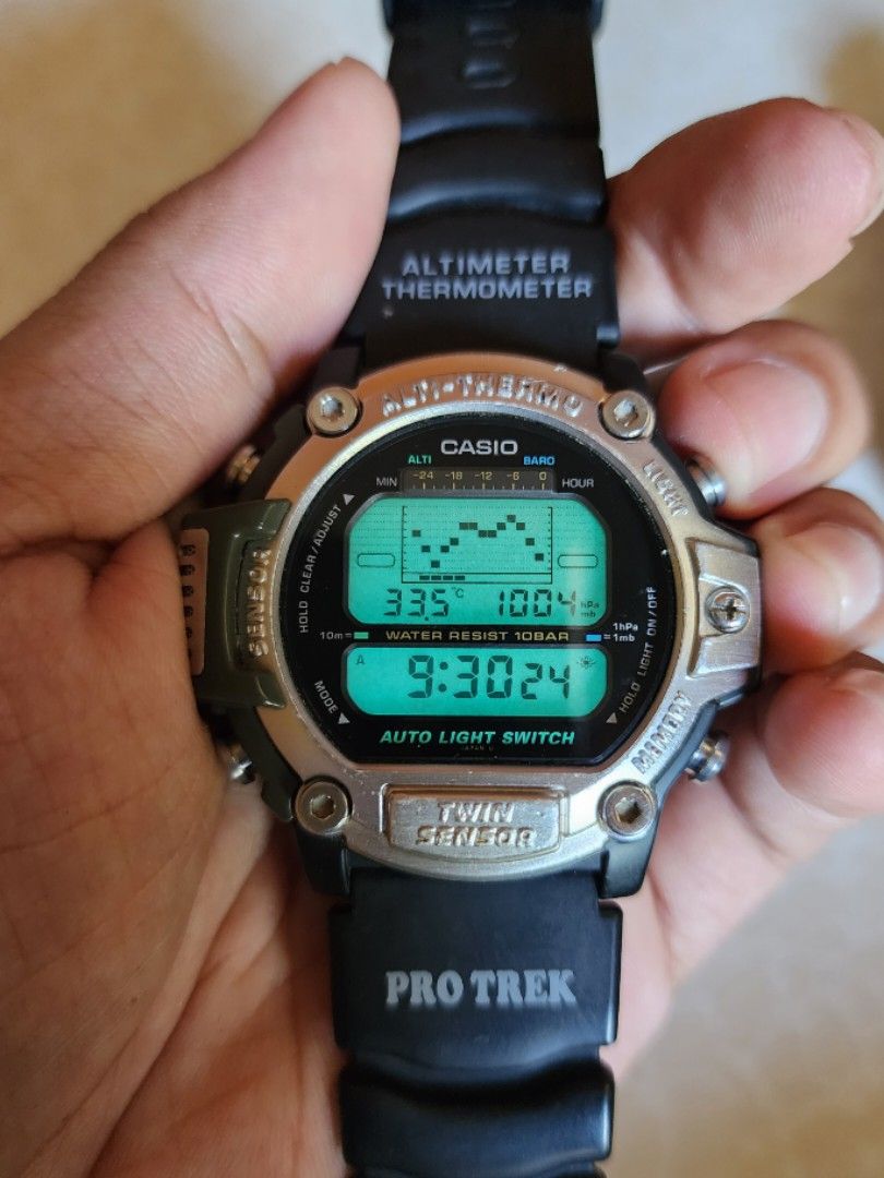 VINTAGE CASIO PROTREK PRT30 JAPAN, Men's Fashion, Watches & Accessories ...