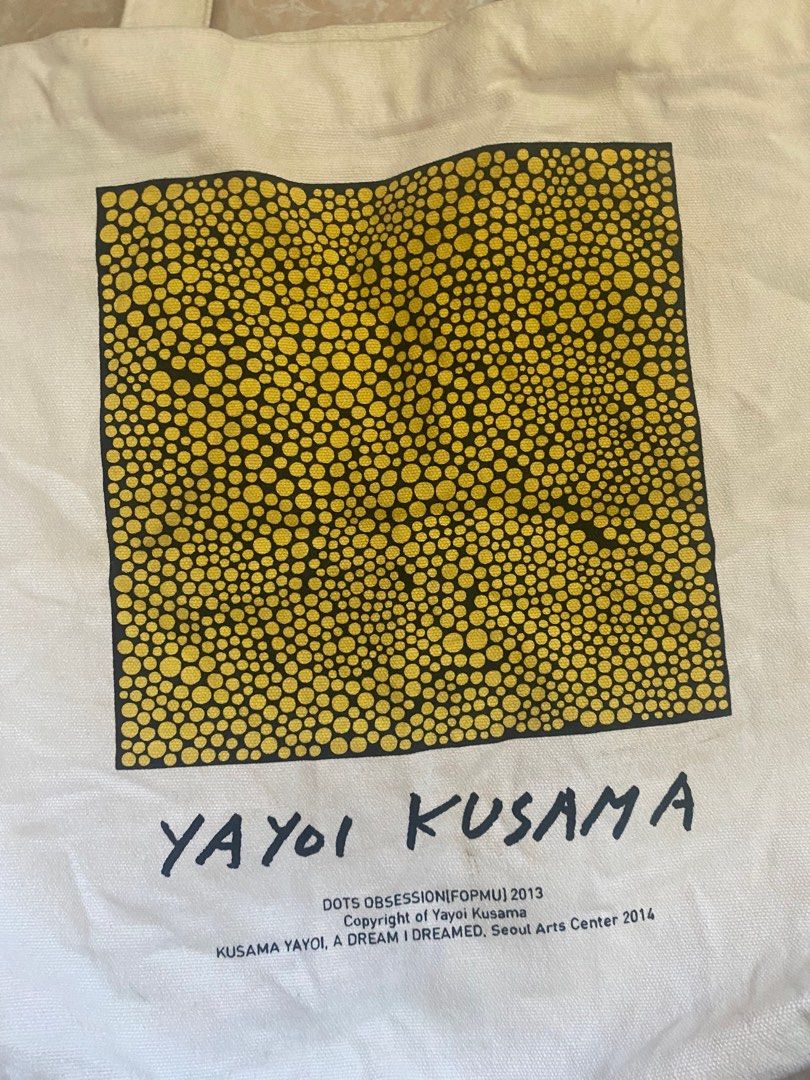 Yayoi kusama, Women's Fashion, Bags & Wallets, Tote Bags on Carousell