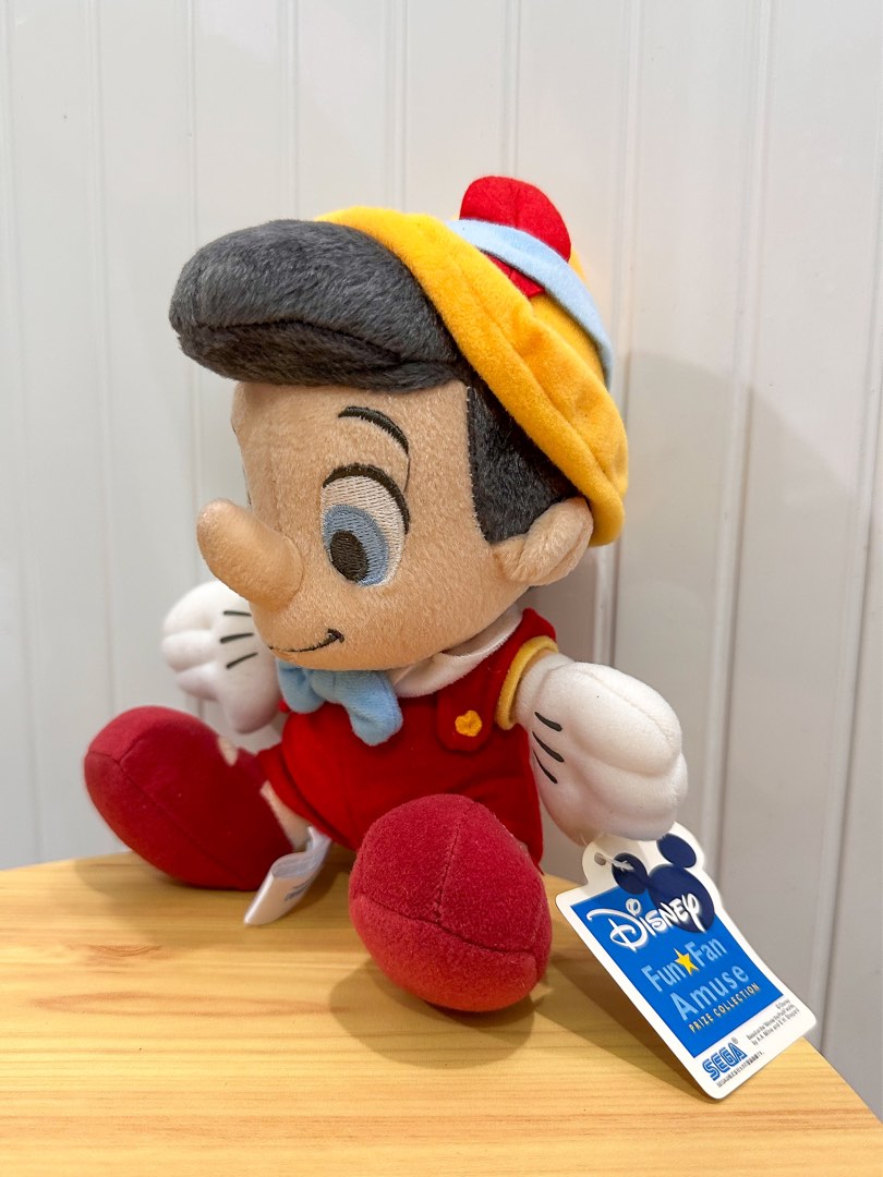2005 Sega Fun Fan Amuse Disney - Pinocchio Small Plush / Stuffed Toy ...