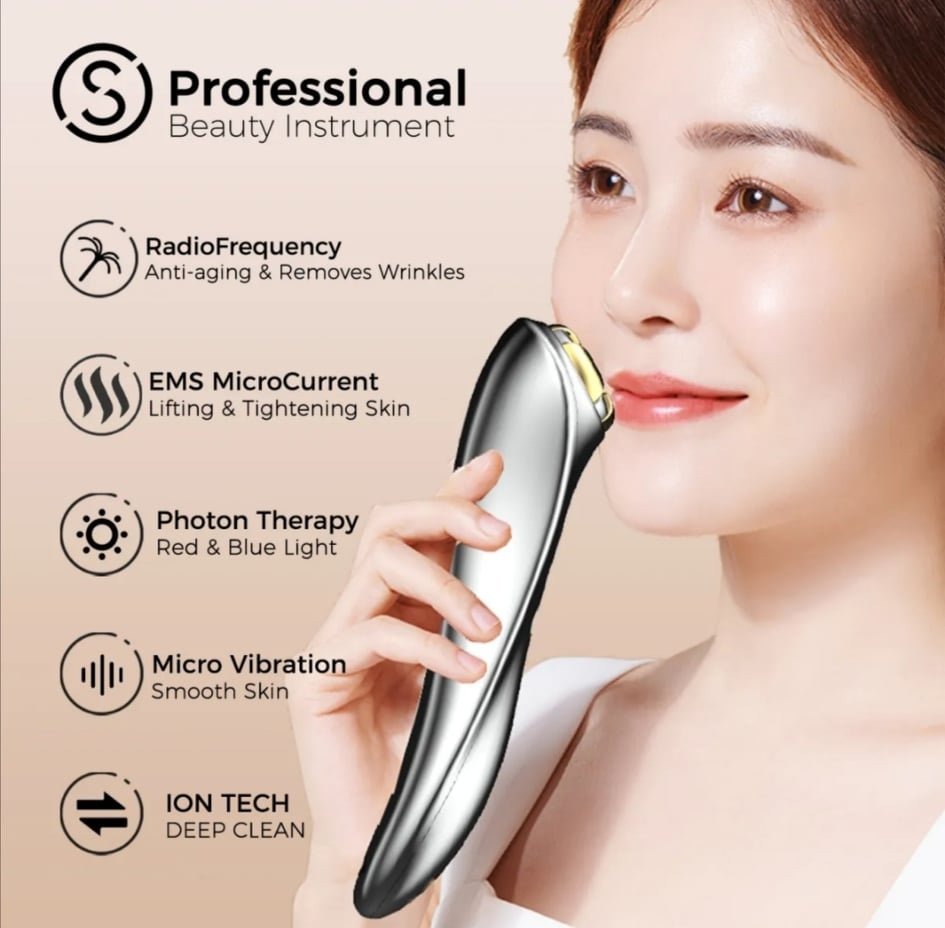 5 in 1 RF Device with RF/EMS/Ion and Photon Therapy, Beauty & Personal ...