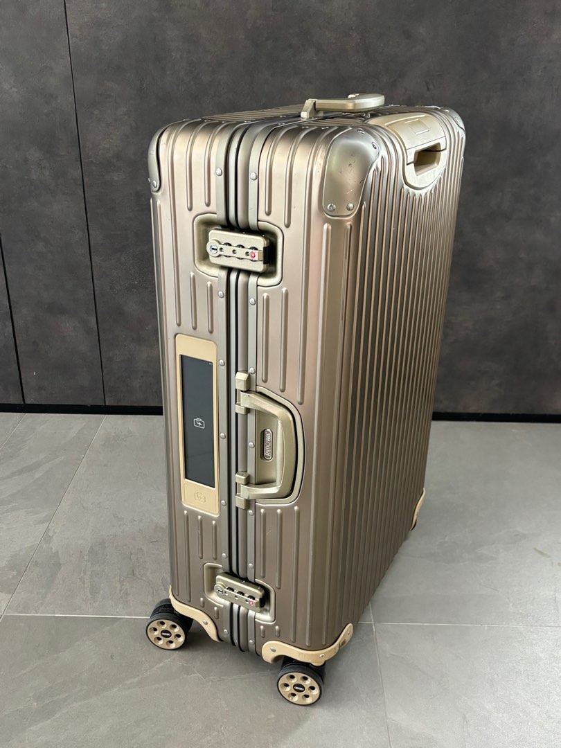 86L RIMOWA Topas Titanium Checkin-L *e-tag*, Hobbies & Toys, Travel ...