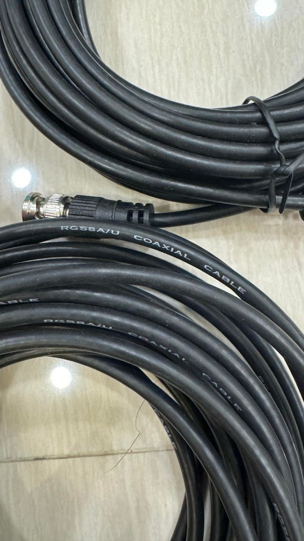全新 監視器材 線材 BNC cable 影像訊號線 10米 一條100, 電腦及科技產品, 電腦周邊產品, 轉接線及轉換器在旋轉拍賣