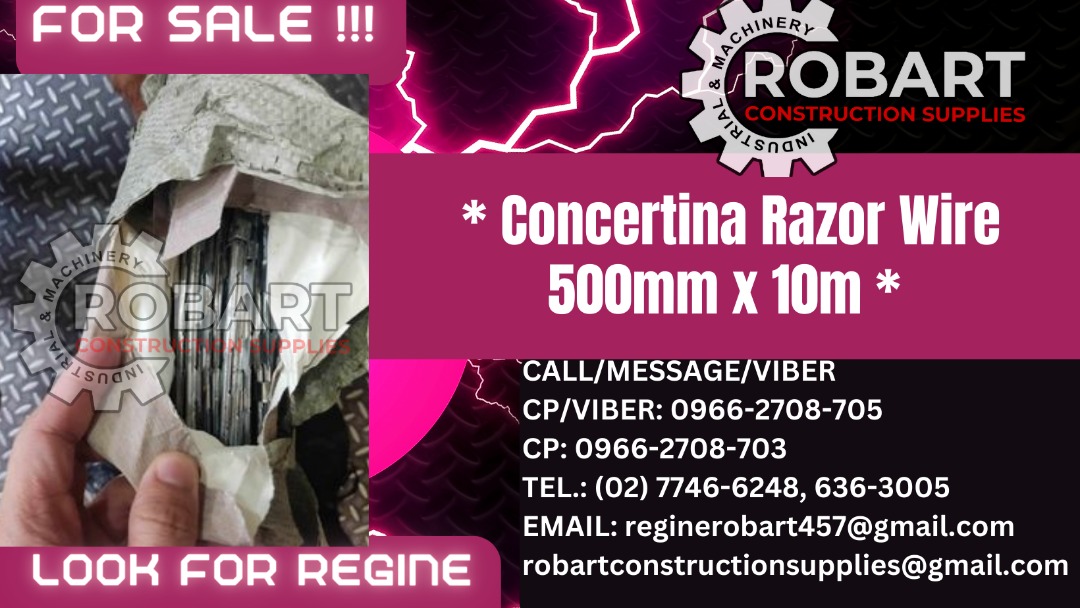 * Concertina Razor Wire 500mm x 10m *, Commercial & Industrial ...