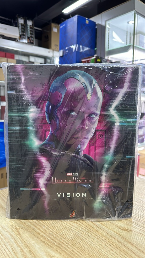 SOLD 全新 Hottoys TMS037 Vision TMS 037 Wanda And Vision Marvel 幻視 溫黛與幻視 ...