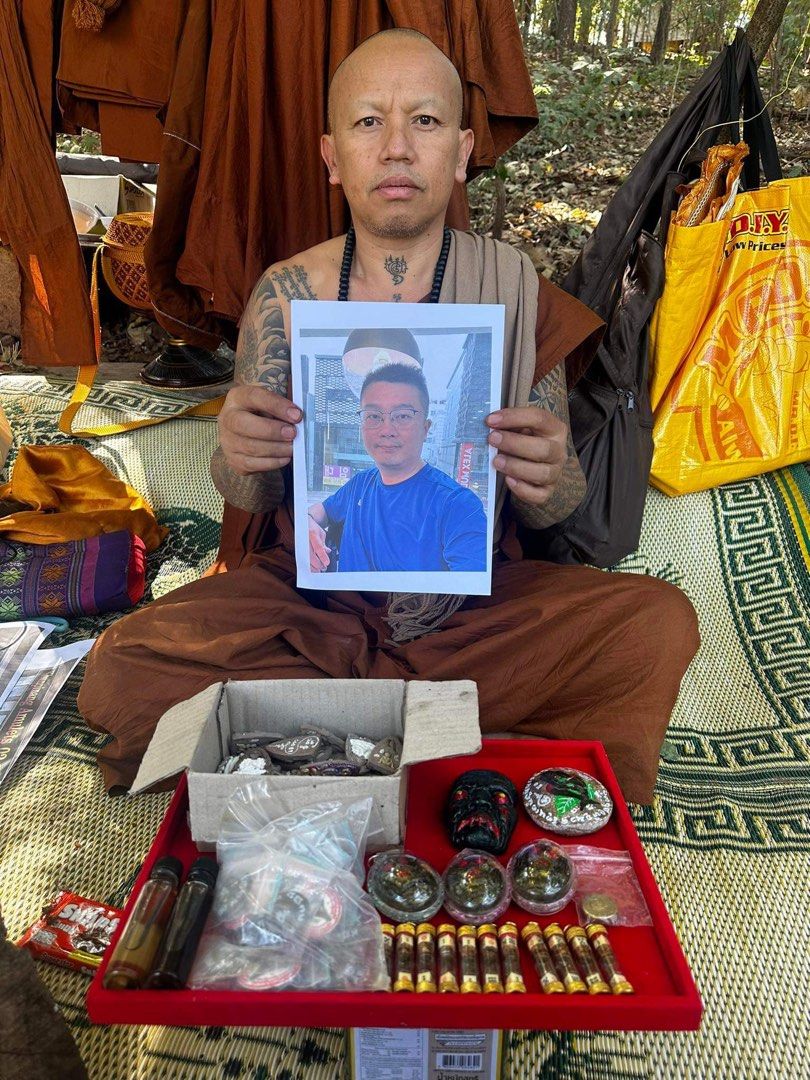 发财 Win Win Win Dice Money Takrut Handmade & Blessed by Ac Tom Wang Naka ...