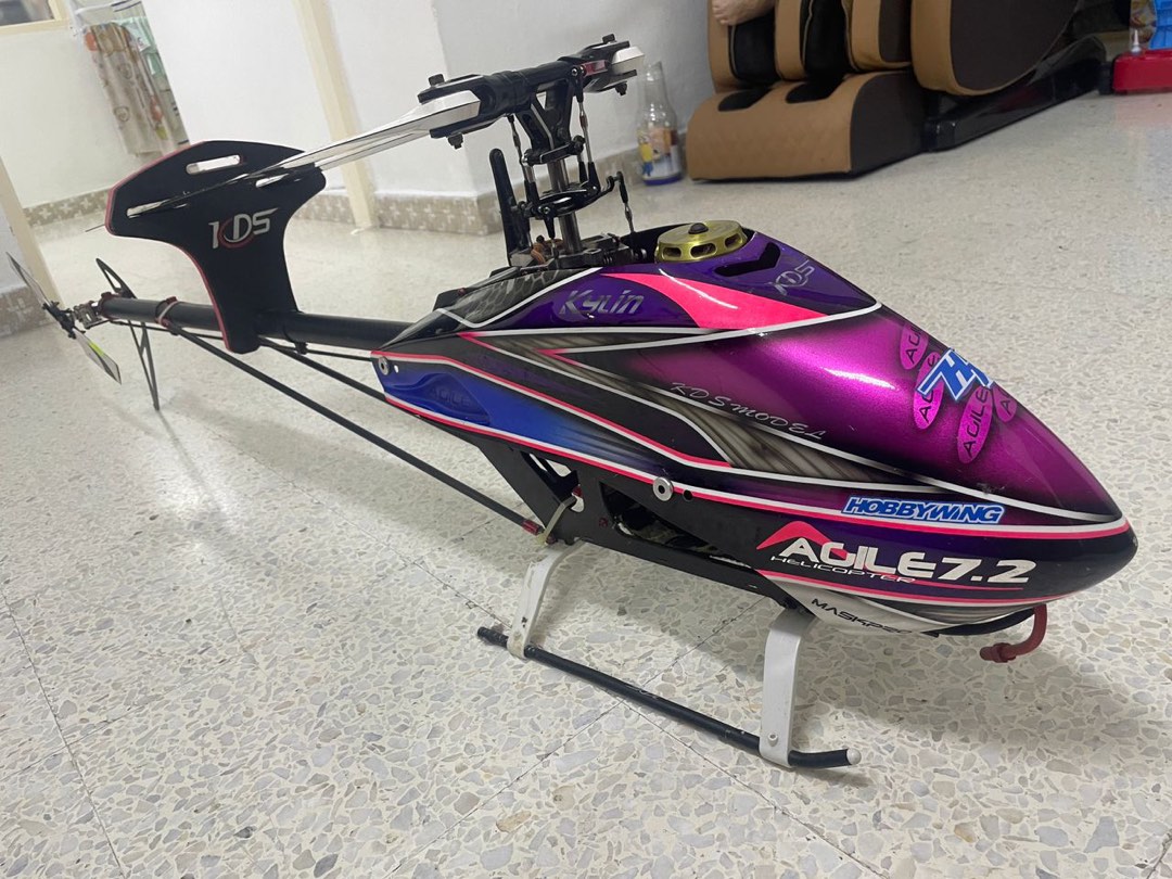 Agile 7.2 RC helicopter, Hobbies & Toys, Toys & Games on Carousell