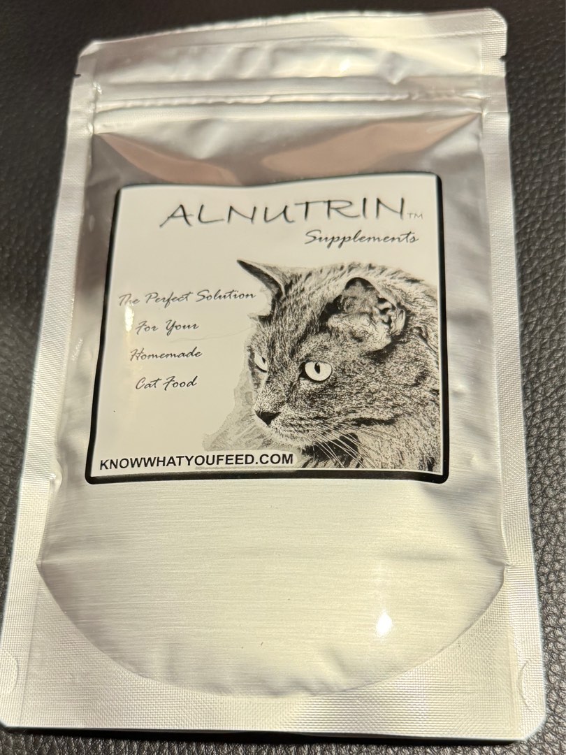 Alnutrin 貓生肉預拌粉（長期現貨）, 寵物用品, 寵物食品 - Carousell