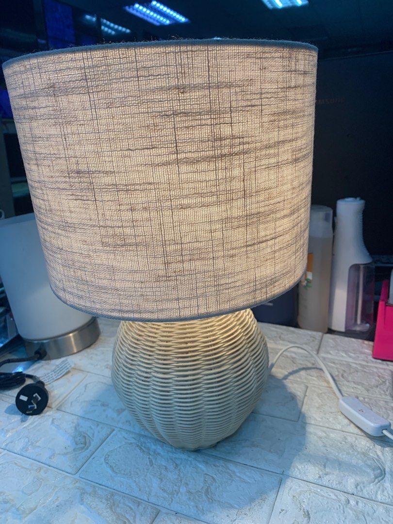 Anko Mae Table Lamp -220volts, Furniture & Home Living, Lighting & Fans ...