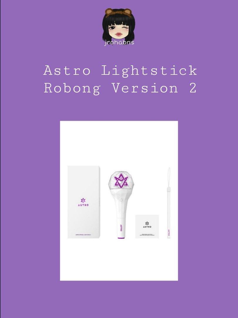 Astro official lightstick robong version 2, Hobbies & Toys, Memorabilia ...