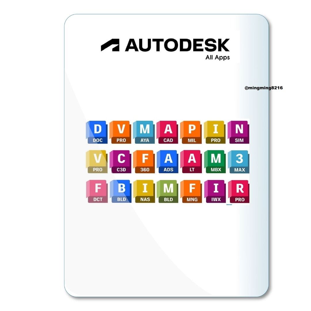 autodesk collection AutoCAD AutoCAD LT 3ds Max Maya Autodesk Fusion ...