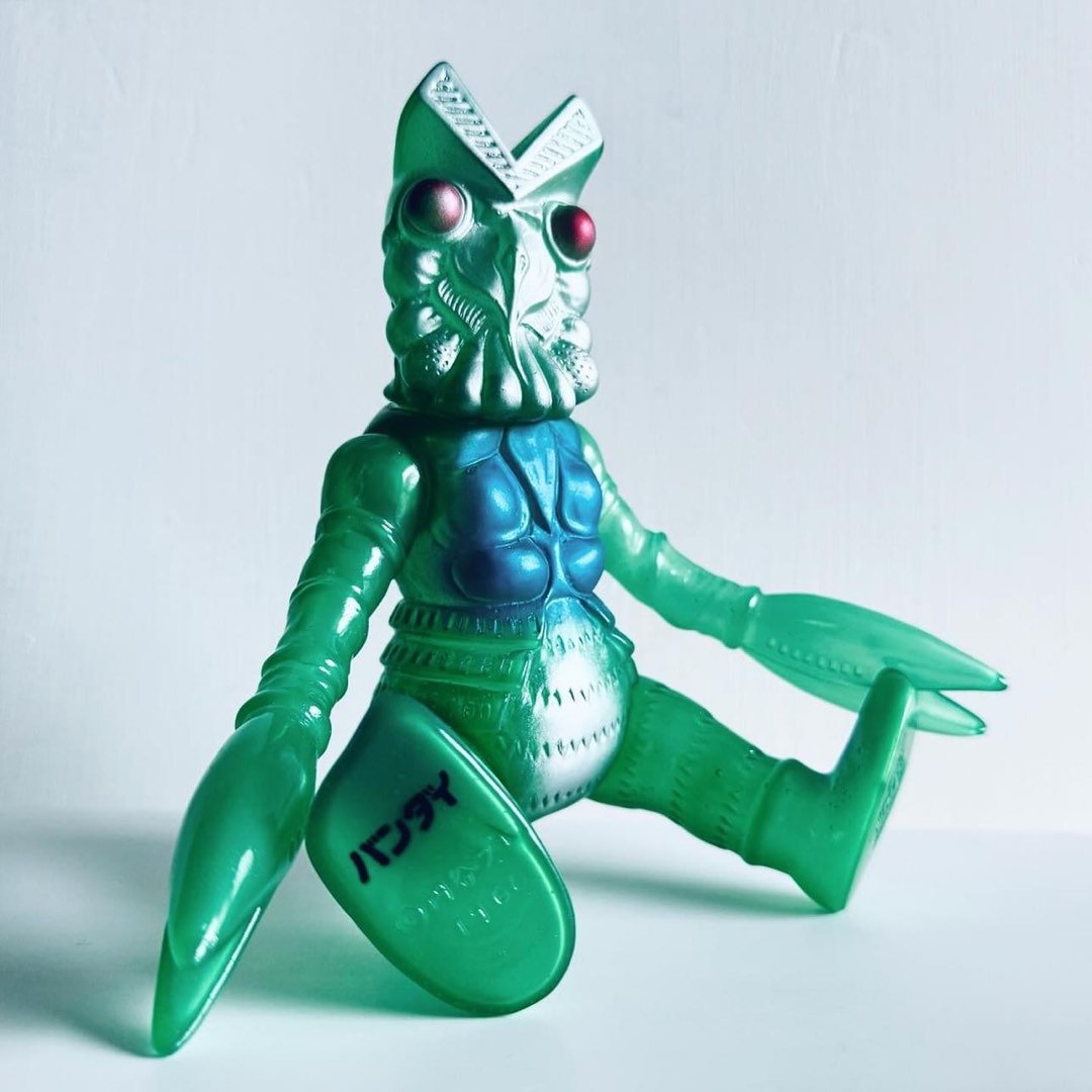 BANDAI x BULLMARK B-CLIB ブルマァクの怪獣シリーズ 宇宙忍者 バルタン星人 クリアグリーン ウルトラマン ウルトラ怪獣 ...