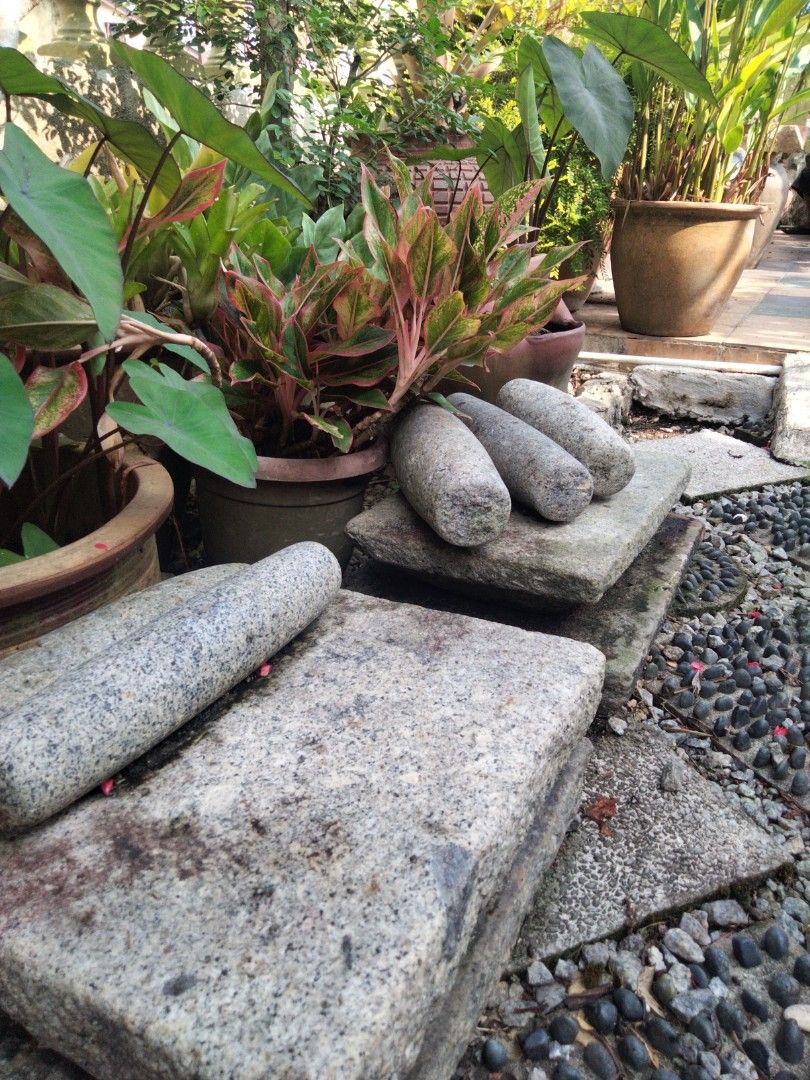 Batu giling antik BG7, Furniture & Home Living, Gardening, Plants ...