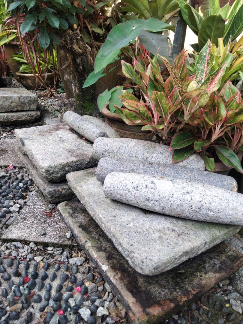 Batu giling antik BG7, Furniture & Home Living, Gardening, Plants ...
