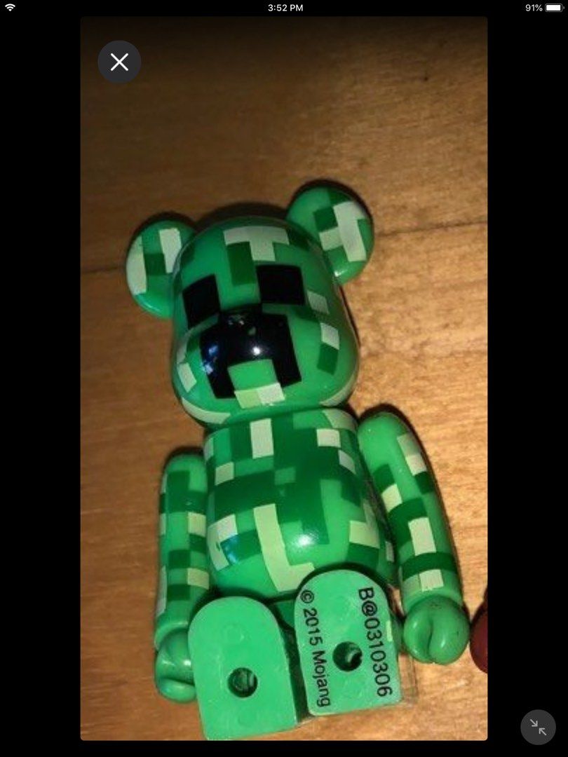 Bearbrick Minecraft Series be@rbrick bear brick, Video Gaming, Gaming ...