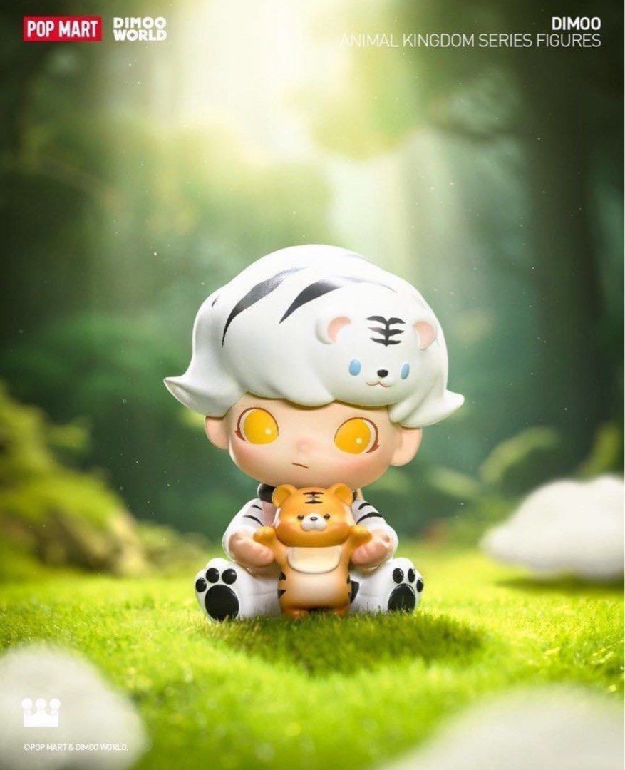 BNIF DIMOO Animal Kingdom Series - Tigers Learn To Walk on Carousell