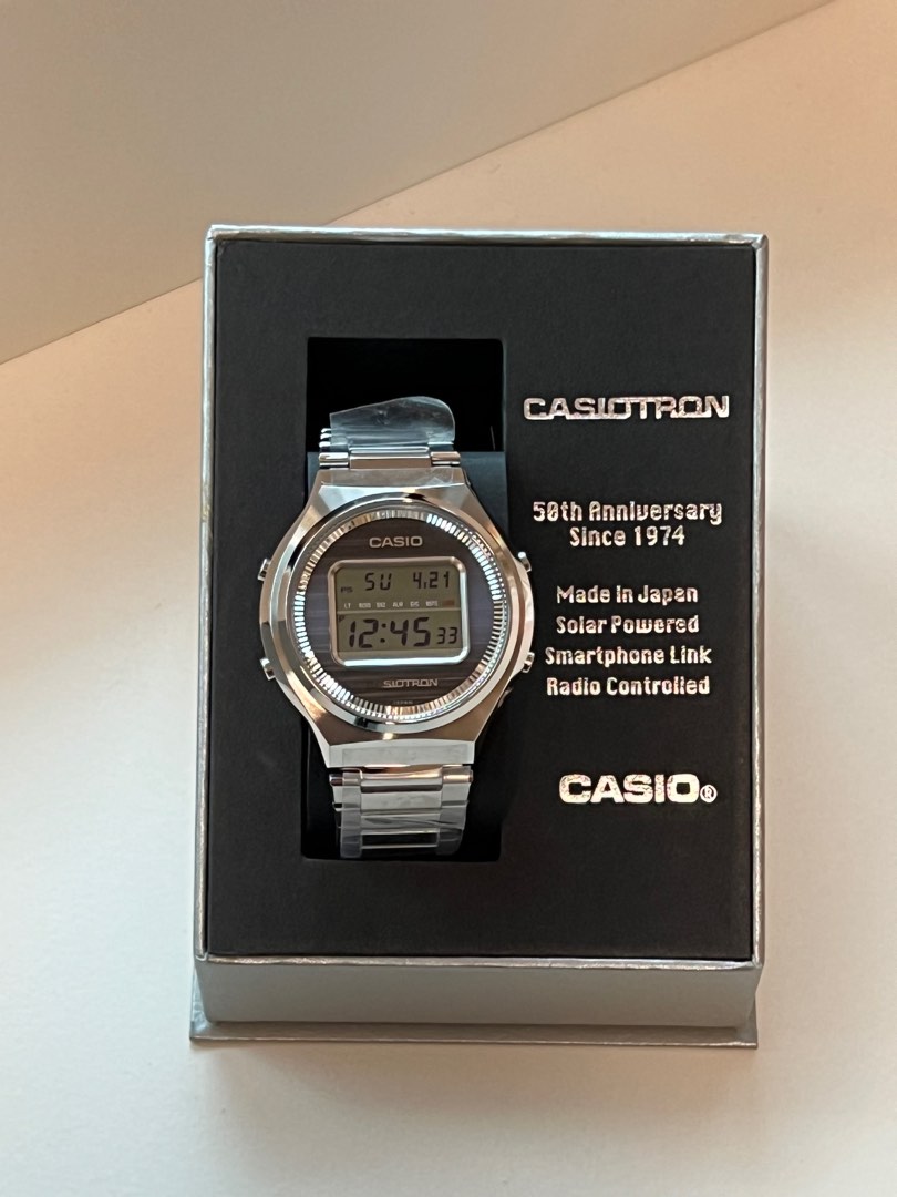 Casio 50th anniversary TRN-50-2A limited edition Casiotron, 男裝, 手錶及配件 ...