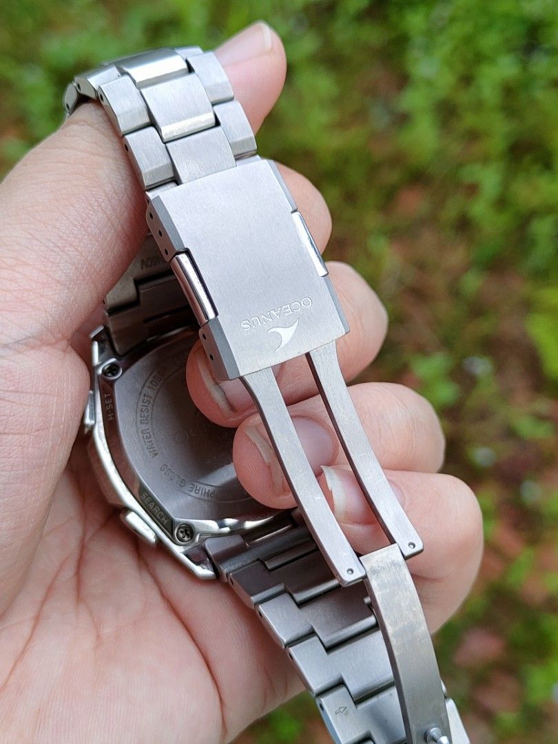 Casio Oceanus T100 Titanium Solar Watch, Luxury, Watches on Carousell