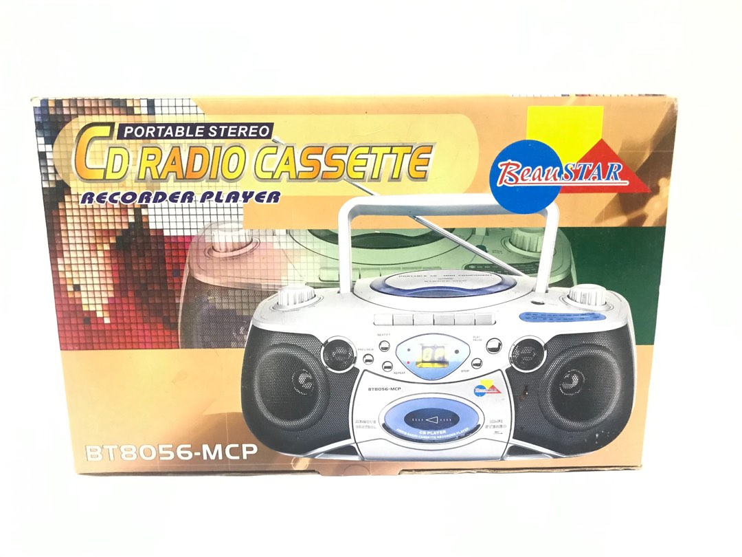 CD Radio Cassette Portable Recorder Player ( BeauStar), Audio, Portable ...