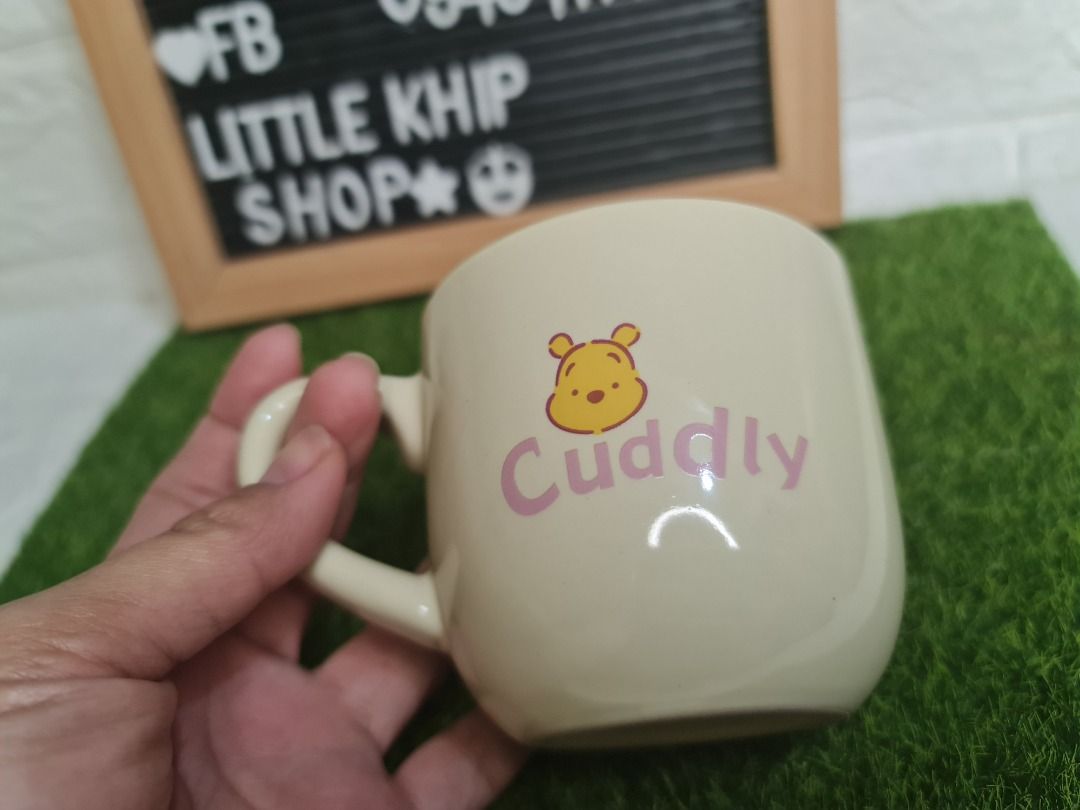 cutie winnie the pooh cuddly edition of ceramic cup, Hobbies & Toys ...