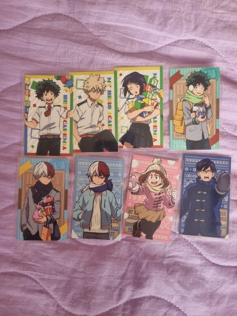 Deku Bakugo Jiro Todoroki Uraraka Iida Card, Hobbies & Toys ...