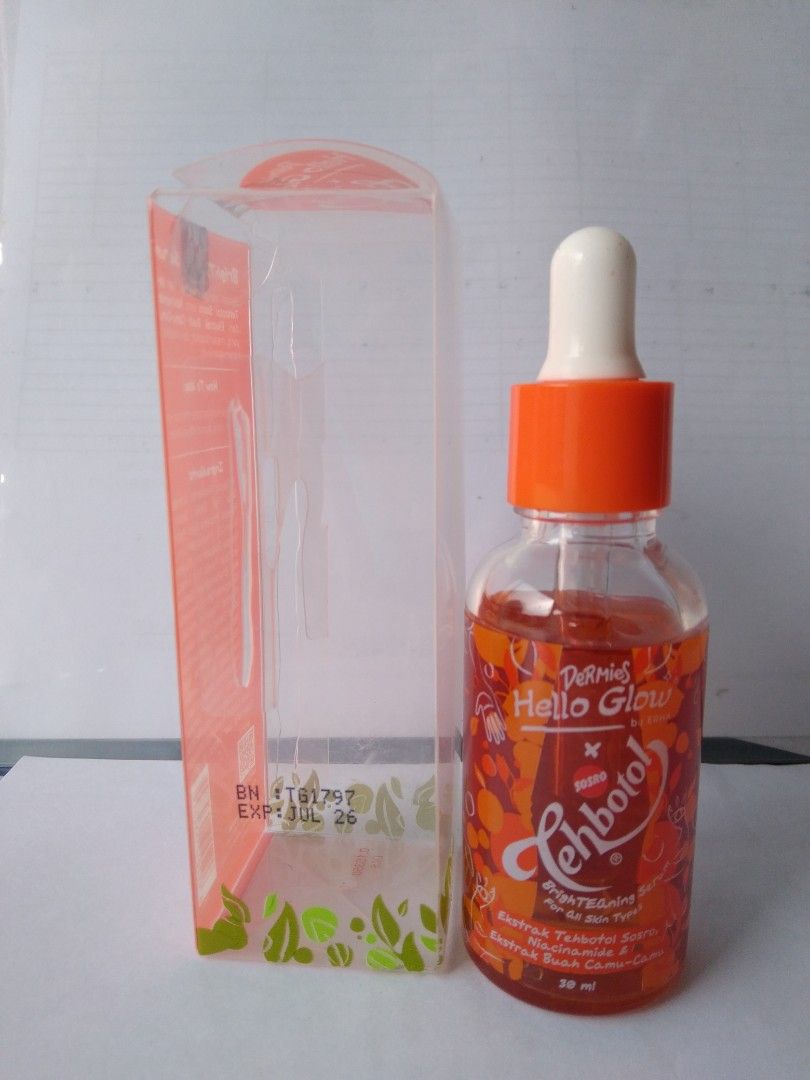 DERMIES SERUM HELLO GLOW X TEH BOTOL SOSRO, Kesehatan & Kecantikan ...