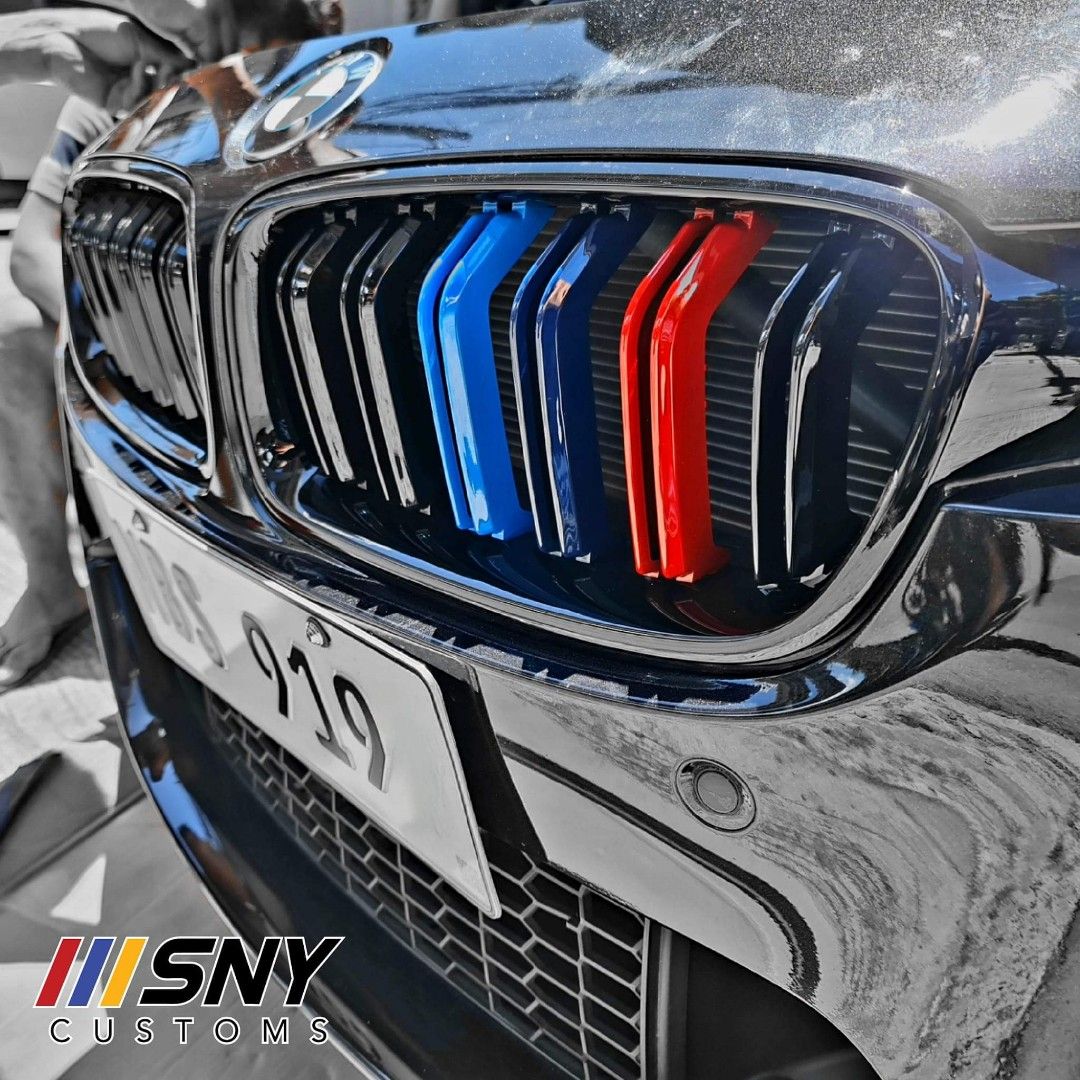 E60 e70 e53 e46 BMW M5 MSpout Grille Double Slat Racing Line, Car Parts ...
