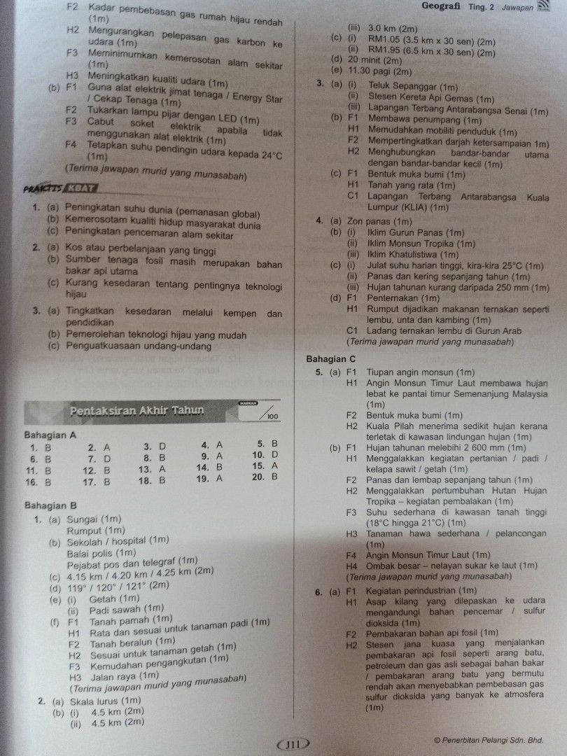 Geografi Form 2, Hobbies & Toys, Books & Magazines, Assessment Books on ...