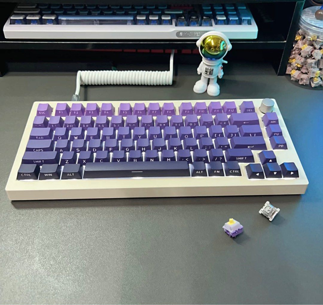 [SUPER CREAMY] Gradient mechanical keyboard Custom keyboard Creamy ...