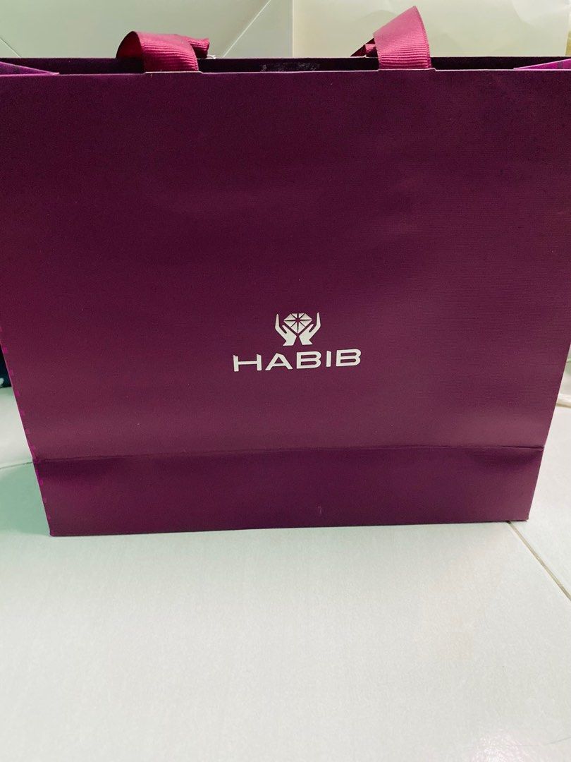 Habib Paper Bag, Women's Fashion, Jewelry & Organisers, Accessory ...