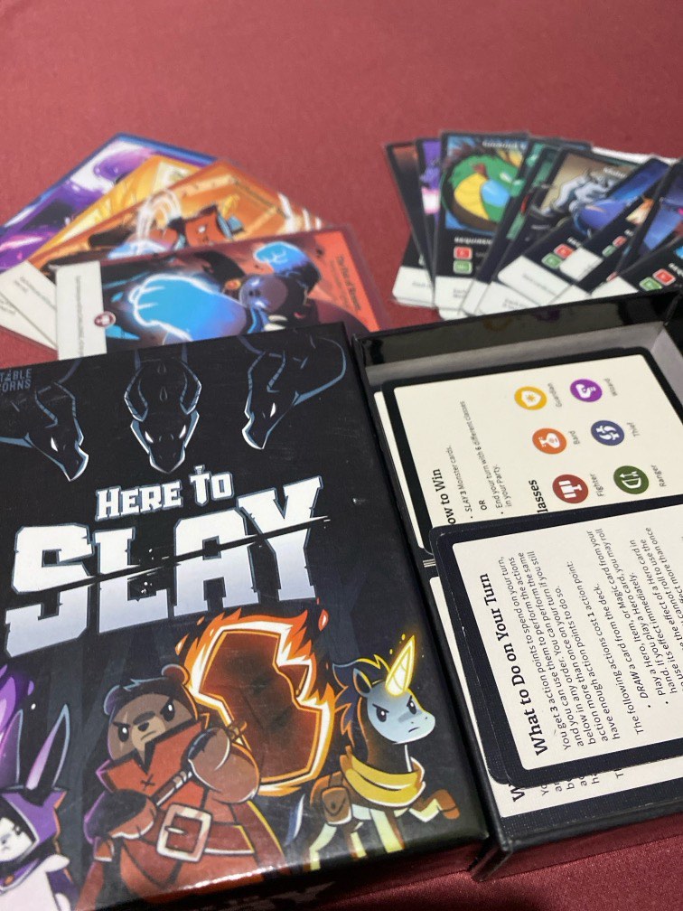 Here to Slay Core/Base, Hobbies & Toys, Toys & Games on Carousell