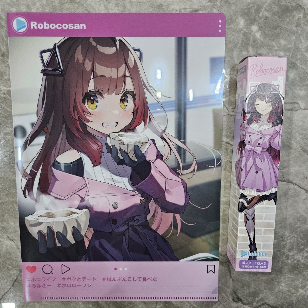 [Hololive] Lawson Collaboration Merch Japan Exclusive Clear File Poster ...