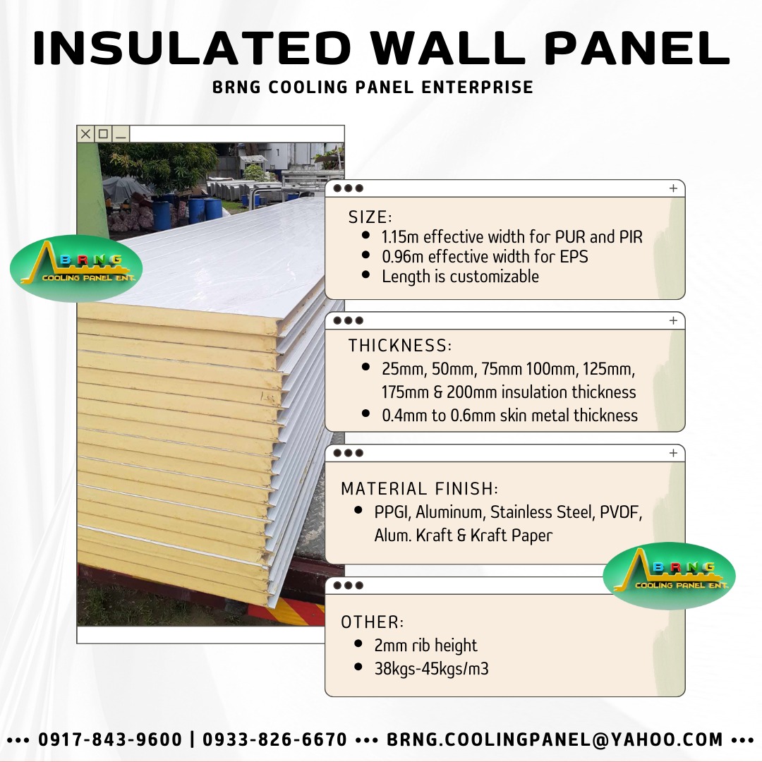 Insulated Wall Panel, Commercial & Industrial, Construction & Building ...
