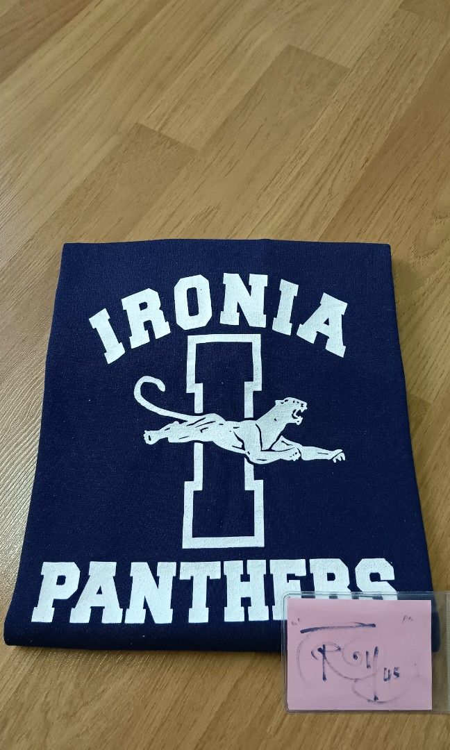 Ironia/ panthers/ college/ logo/ vtg/ 90s., Men's Fashion, Tops & Sets ...