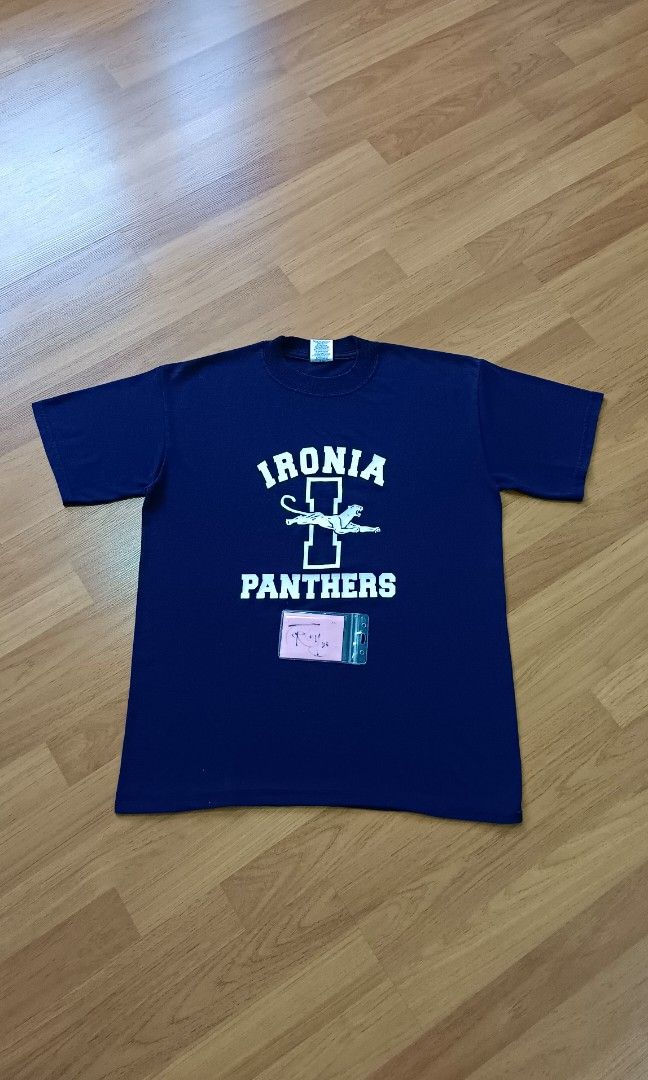 Ironia/ panthers/ college/ logo/ vtg/ 90s., Men's Fashion, Tops & Sets ...