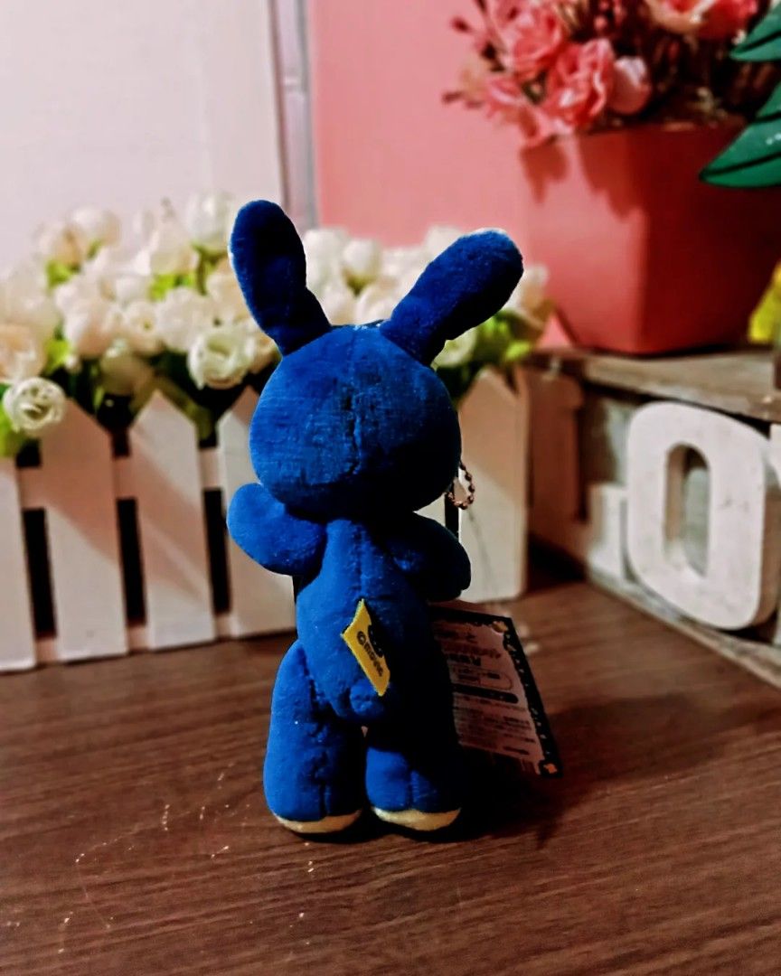 Japan Doll Mascot Blue Rabbit Bunny Usagi Usamate Movic, Toys & Collectibles, Mainan di Carousell