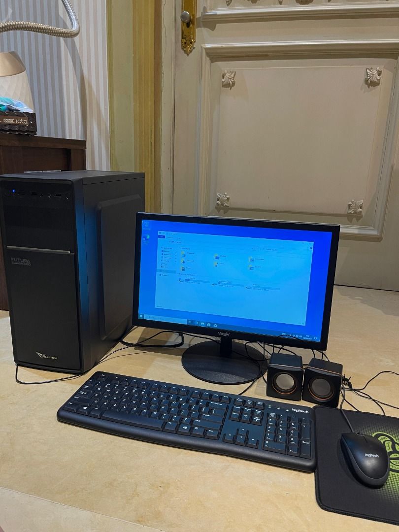 Komputer Core i5 + Led 24 inch + Keyboard + Mouse + Speaker, Elektronik ...