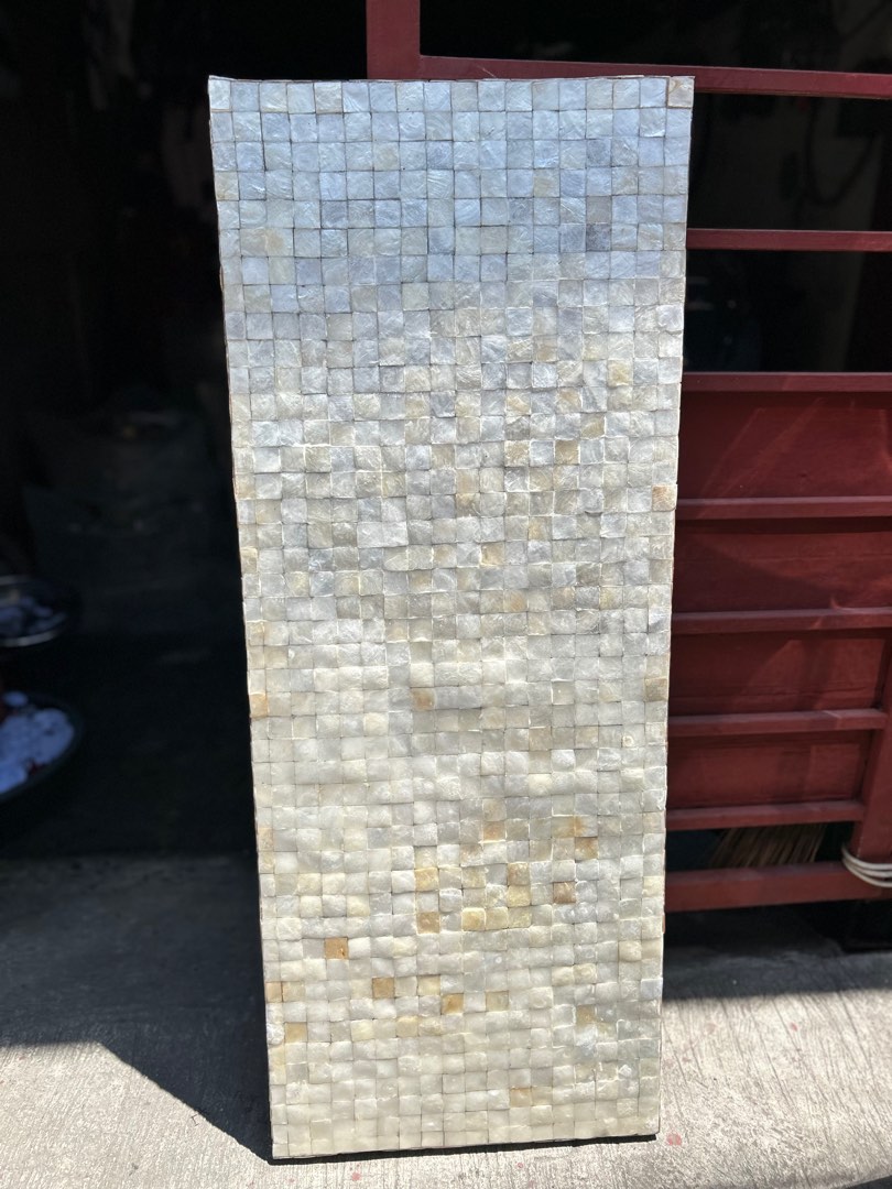 Laminated capiz wall panel, Furniture & Home Living, Home Decor, Wall ...