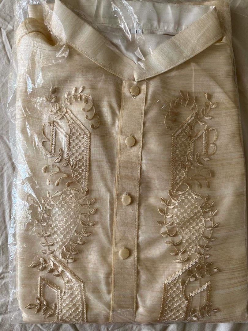 Large Barong (Chinese Collar), Men's Fashion, Tops & Sets, Formal ...