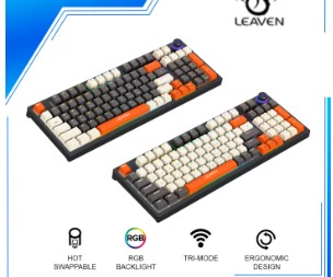 Leaven H96 Tri-Mode 96-Key RGB Backlight Wireless Mechanical Hot ...