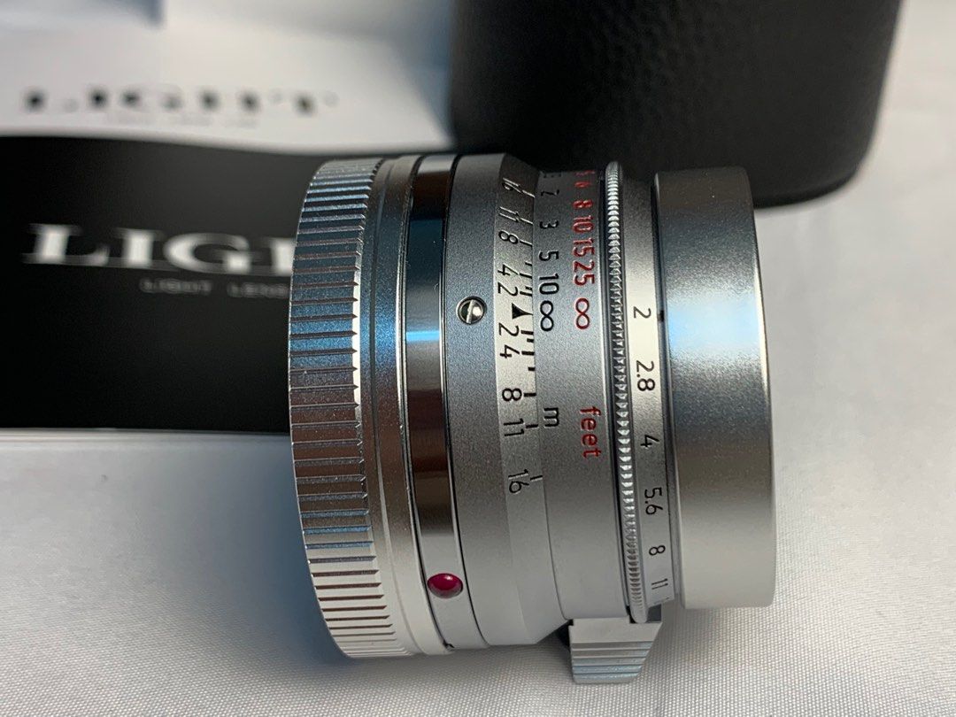 Light Lens Lab 35mm f2 8 Element Silver Chrome - Leica M mount ...