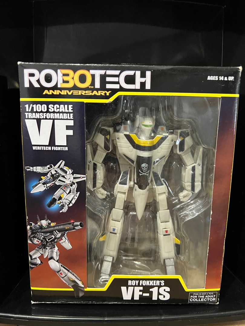 (Used/clearance/defect) Macross Robotech 1/100 Roy Fokker VF-1S ...