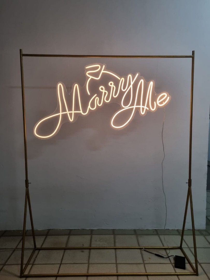 Marry Me LED Signage, Photography, Photography Accessories, Other ...