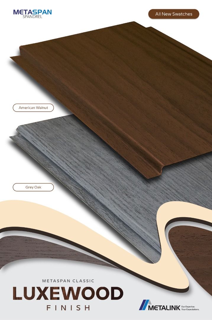 METAL SPANDREL LUXEWOOD FINISH, Commercial & Industrial, Construction ...