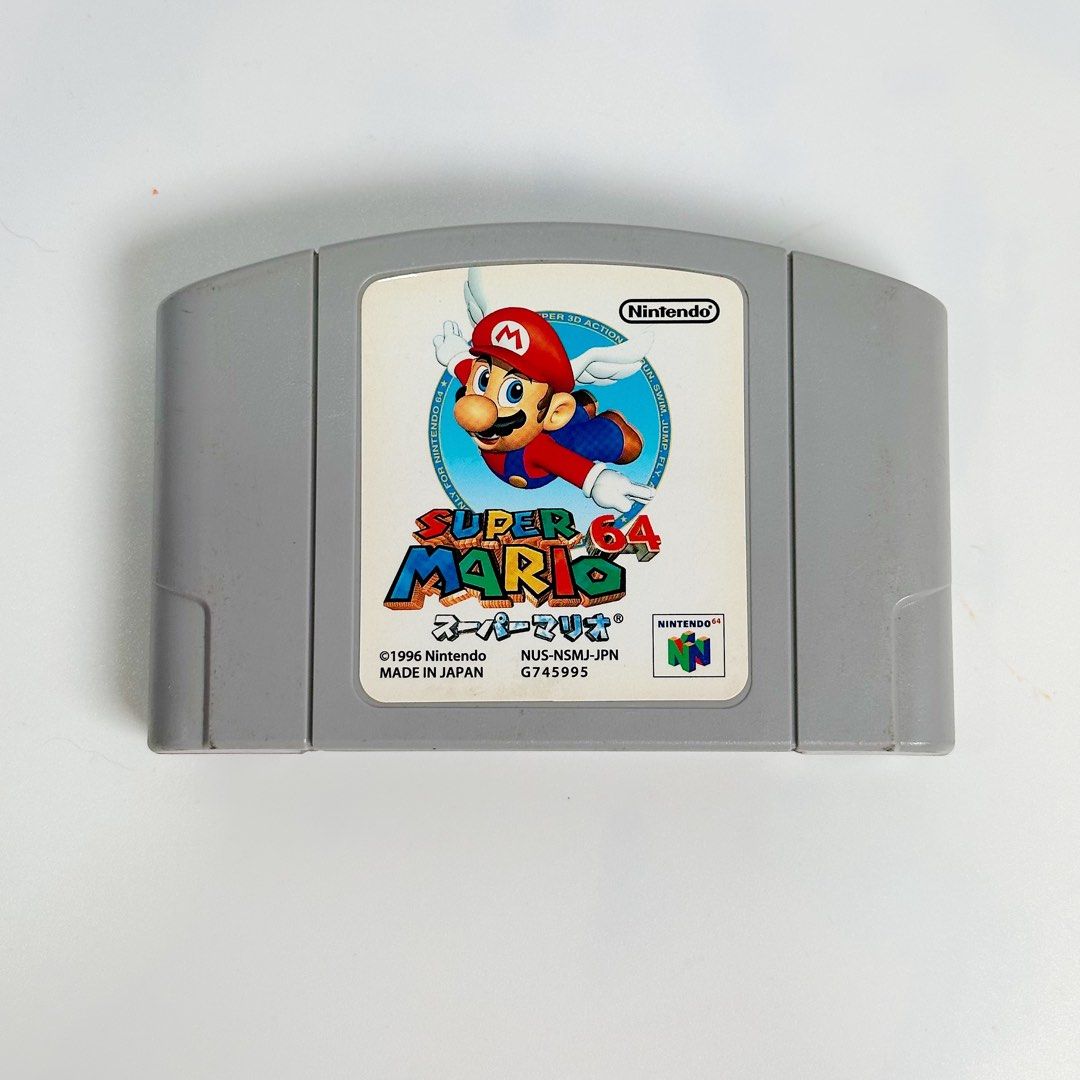 Nintendo 64 Super Mario 64 (jp ver), Video Gaming, Video Games ...